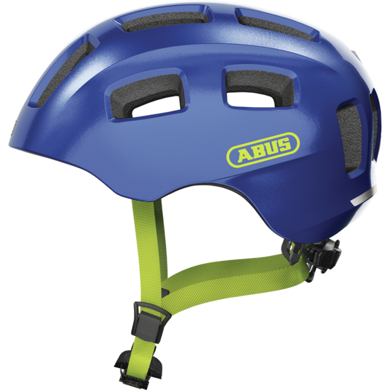 ABUS Youn-I 2.0 LED sparkling blue bukósisak, 52-57 cm - a-Wear Sport ...